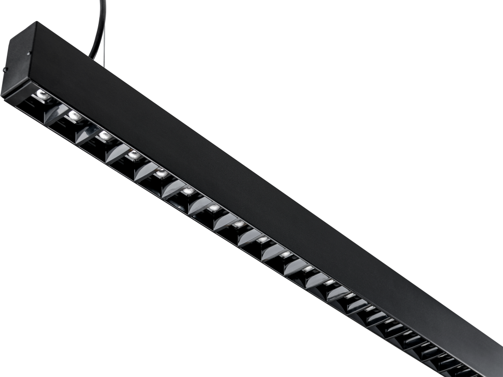 - Slim linear light from extruded aluminium profile