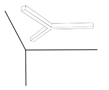 Luminaire Y shape linear - KALFEX Φωτισμός - Lighting